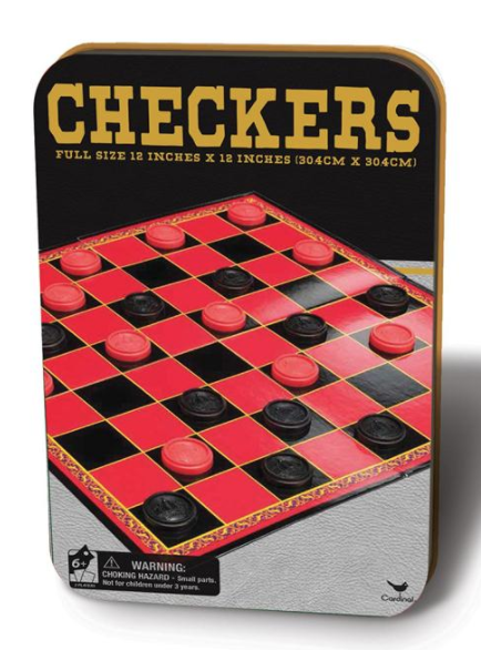 Checkers in a Tin - Tutoring Toy